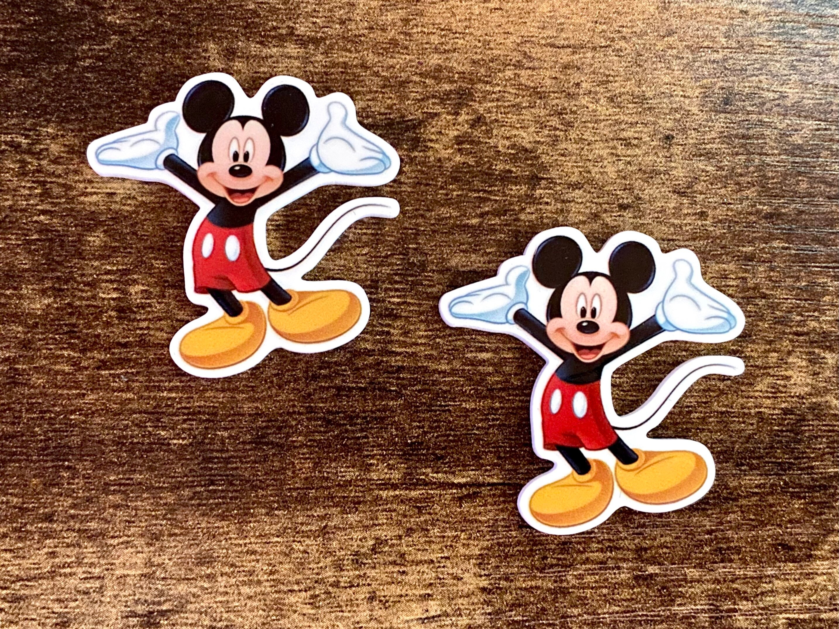 SET OF 2 Mickey Mouse Resin Pieces Applique DIY - Etsy