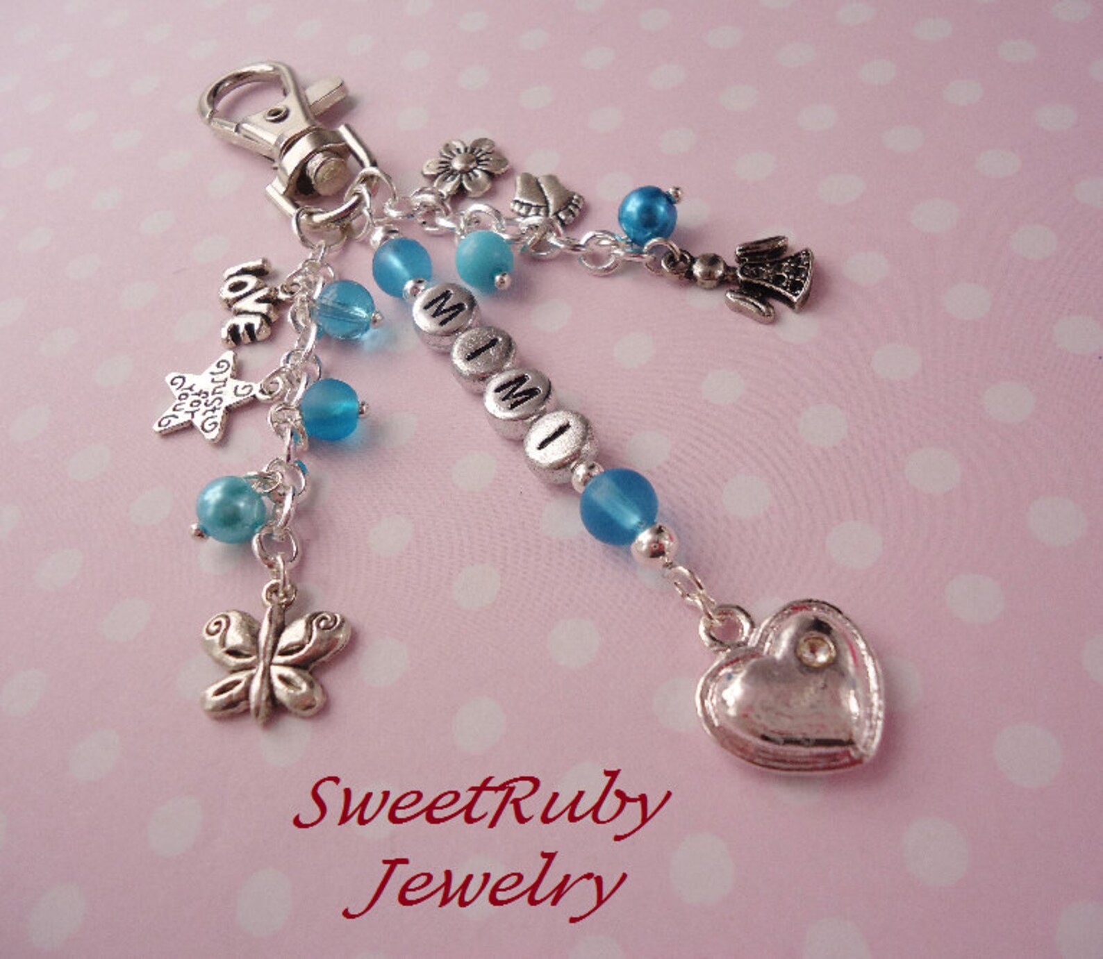 Personalized Key Chain/bag Hook/bag Clip/purse Decoration - Etsy