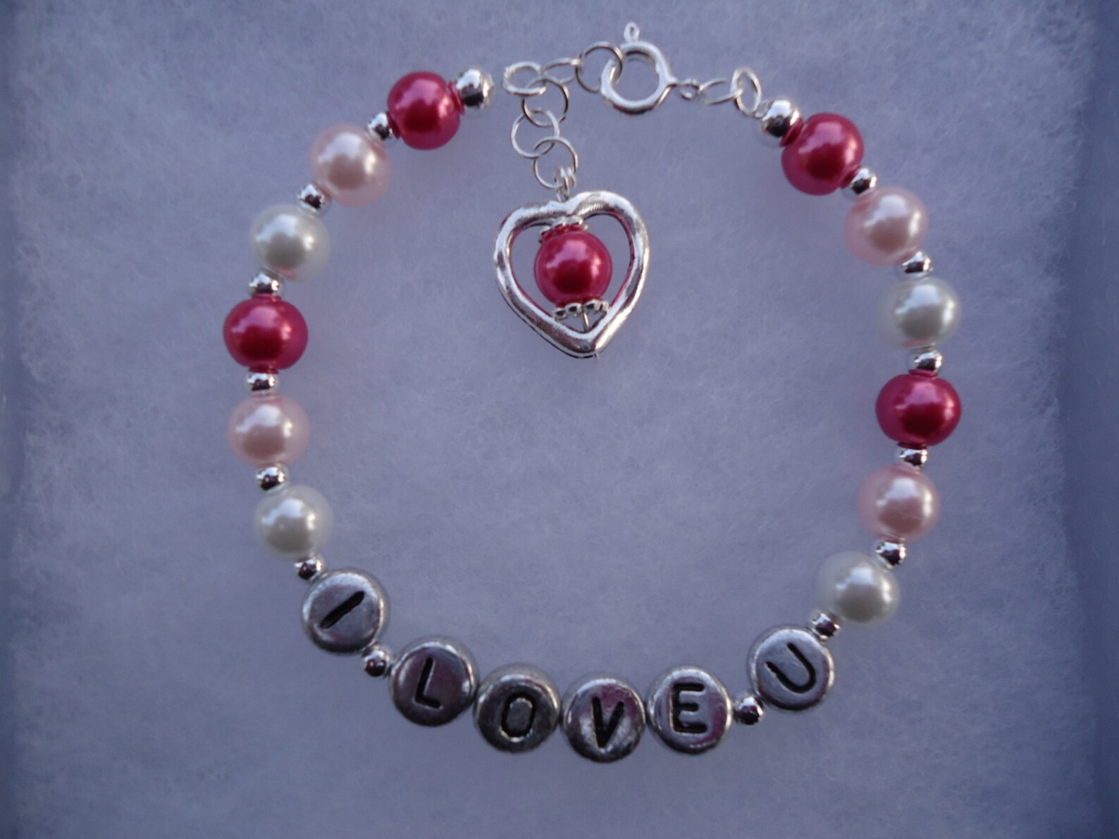 Valentine Bracelet Gift romantic Color and Design With Heart | Etsy