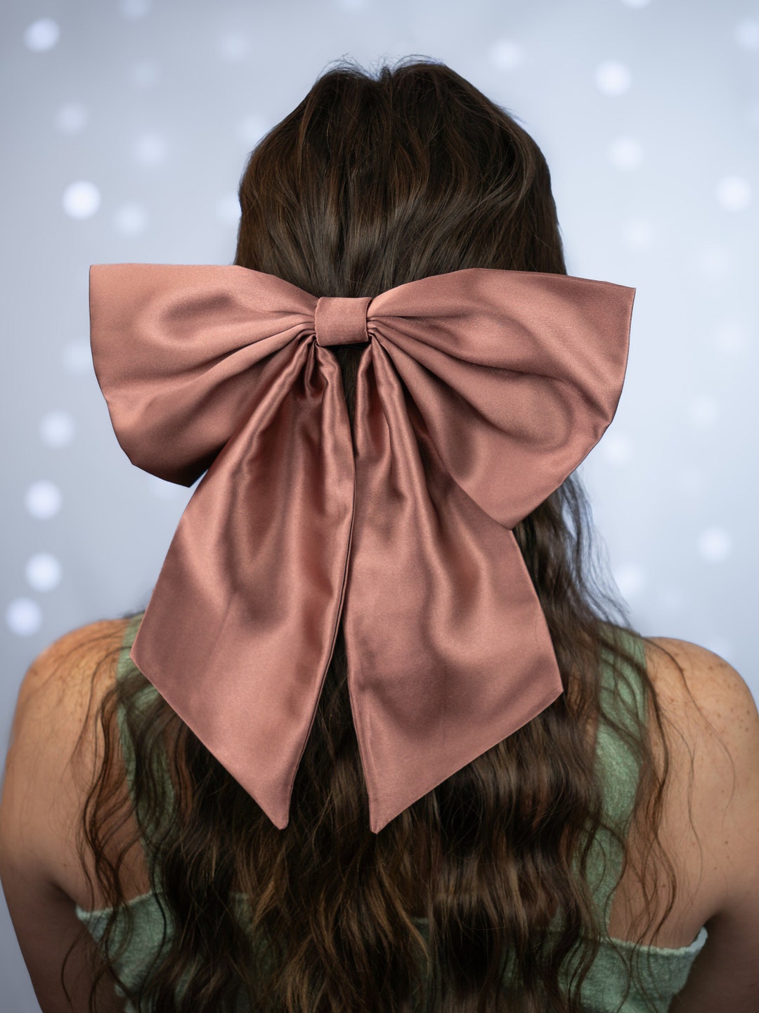 Satin Silky Oversized Floppy Long Tail Sailor Hair Bow With Tails - Etsy