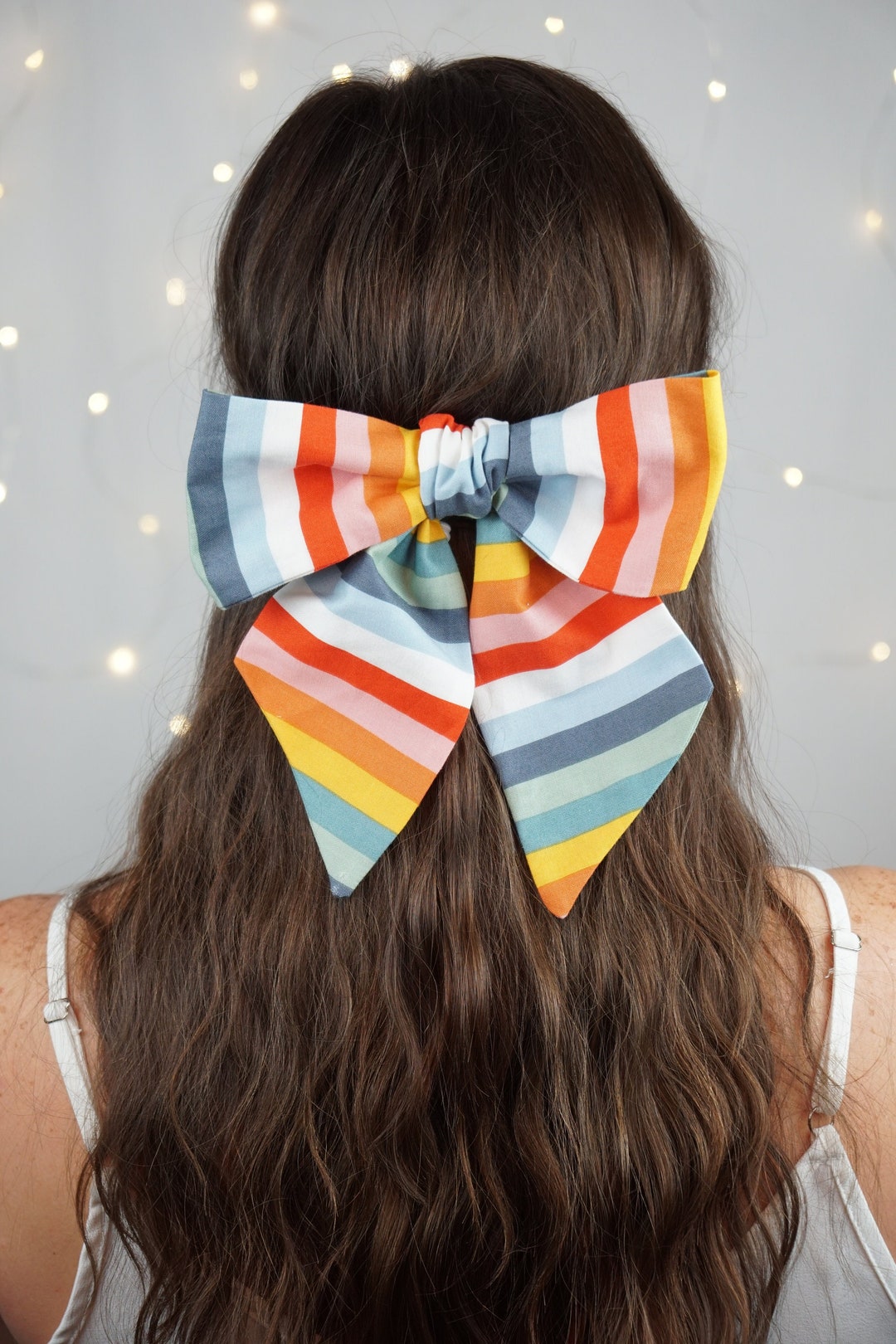 PRIDE LGBTQIA Hand Tied Sailor Bow With Tails Many Patterns & Designs ...