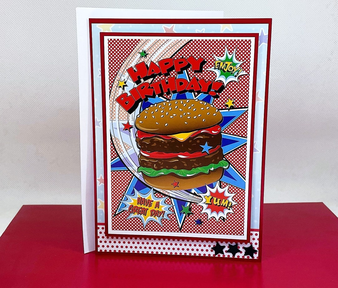 Happy Birthday! - Handmade Greetings Card for Male or Teenage Birthday ...