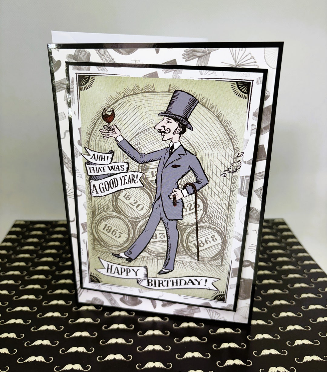 Mens Birthday Card - Handmade Greetings Card for Male Birthday ...