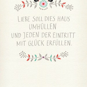 German House Blessing With Calligraphed Names of Your Choice - Etsy