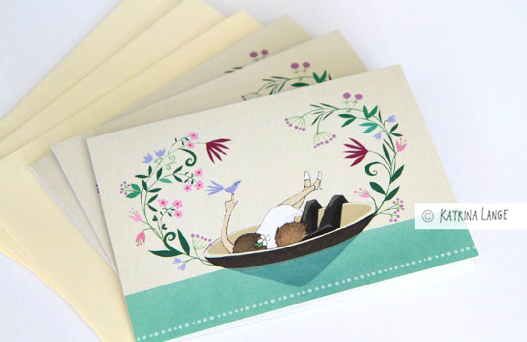 3 X Wedding Card With Envelopes - Etsy