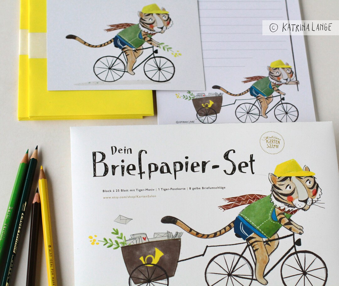 Set of Stationary Block (25 Pages) With 8 Envelopes and Postcard - Etsy