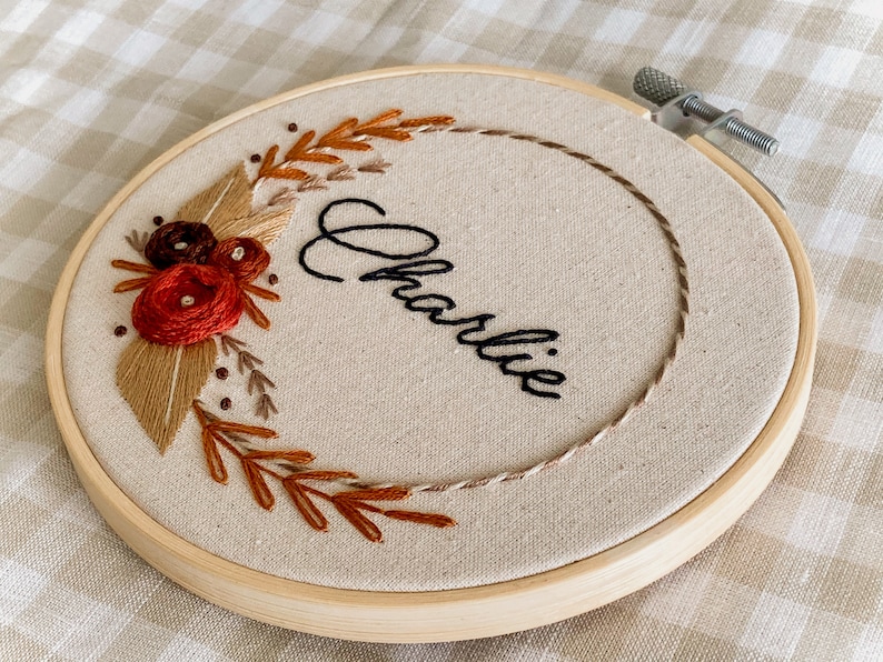 Personalised Name Embroidery Pattern Perfect for Name - Etsy