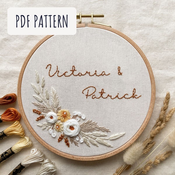 Wedding Embroidery - Etsy