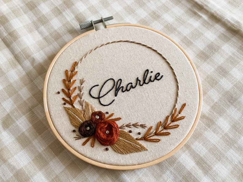 Personalised Name Embroidery Pattern Perfect for Name - Etsy