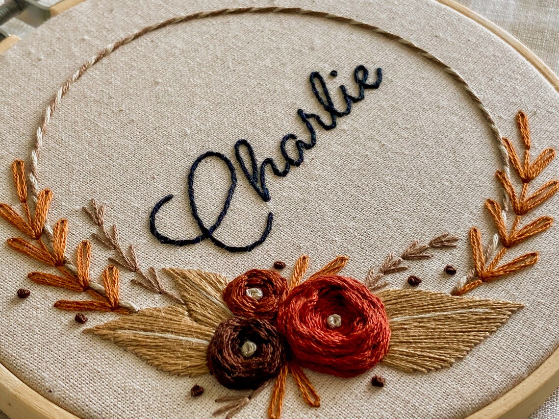 Personalised Name Embroidery Pattern Perfect for Name | Etsy Australia