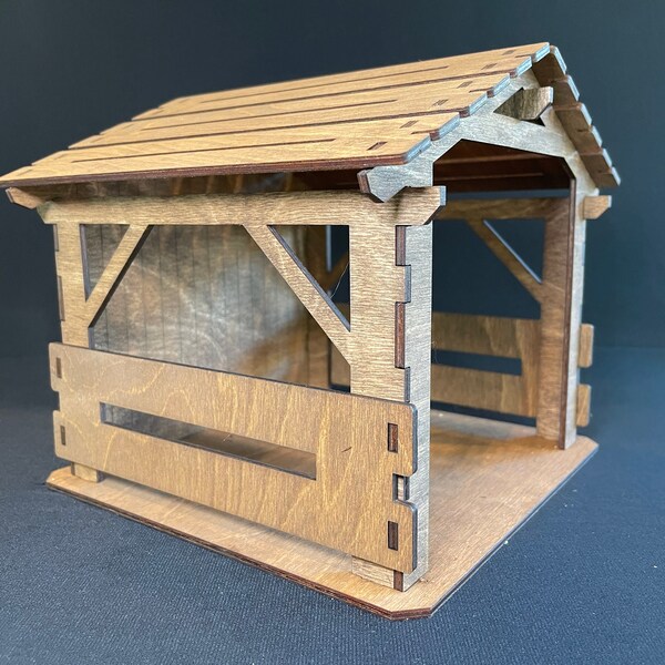 Nativity Stable - Etsy