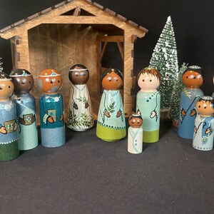 Christmas Multiracial Nativity Scene (FRN) - Etsy