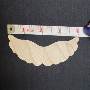 10 Wing Shape Laser Wood Cutouts - Etsy