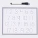 Number Tracing Mat Tracing Numbers Worksheet Learn Your | Etsy