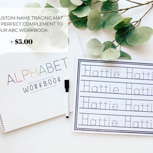 Trace & Erase Alphabet Workbook | Dry Erase, Learn to Write Letters ...