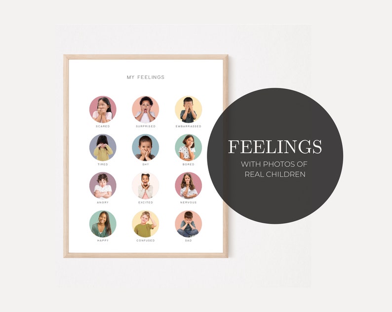 My Feelings Print DOWNLOAD Feelings Emotions Educational - Etsy