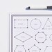 Shapes Tracing Mat | Shapes Tracing Worksheet, Draw Shapes, Learn Your ...