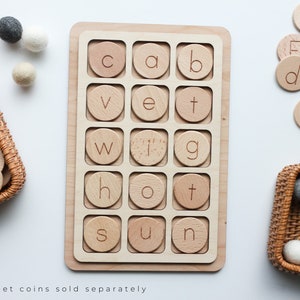 Word Building Board | Cvc Word Board / Spell Words / Sight Words ...