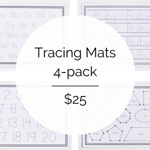 Number Tracing Mat | Tracing Numbers Worksheet, Learn Your Numbers ...