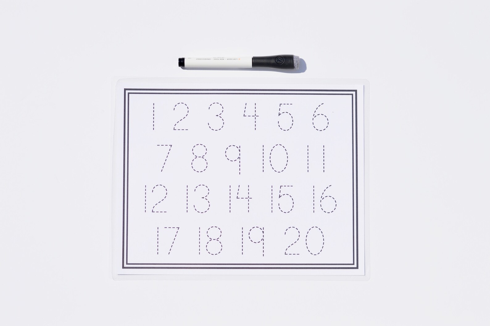 Number Tracing Mat Tracing Numbers Worksheet Learn Your Etsy Number Tracing Mat Tracing Numbers Worksheet Learn Your Etsy