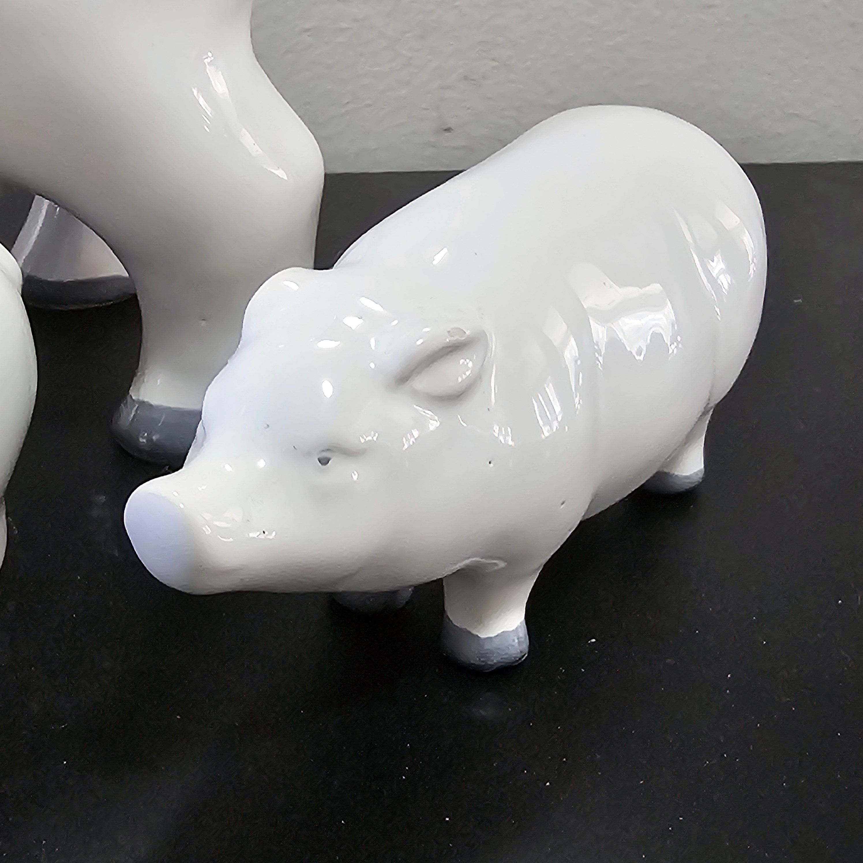Rare Pottery French Pig and Piglets Lombart Chocolat Paris 16 - Etsy
