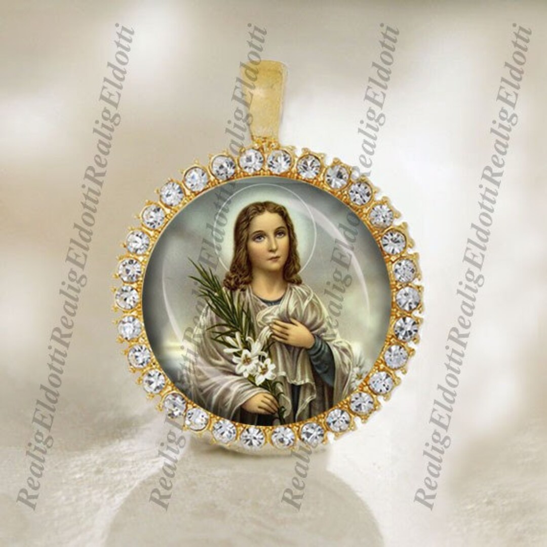 Saint Maria Goretti Religious Catholic Patron Christian Gold Medal ...