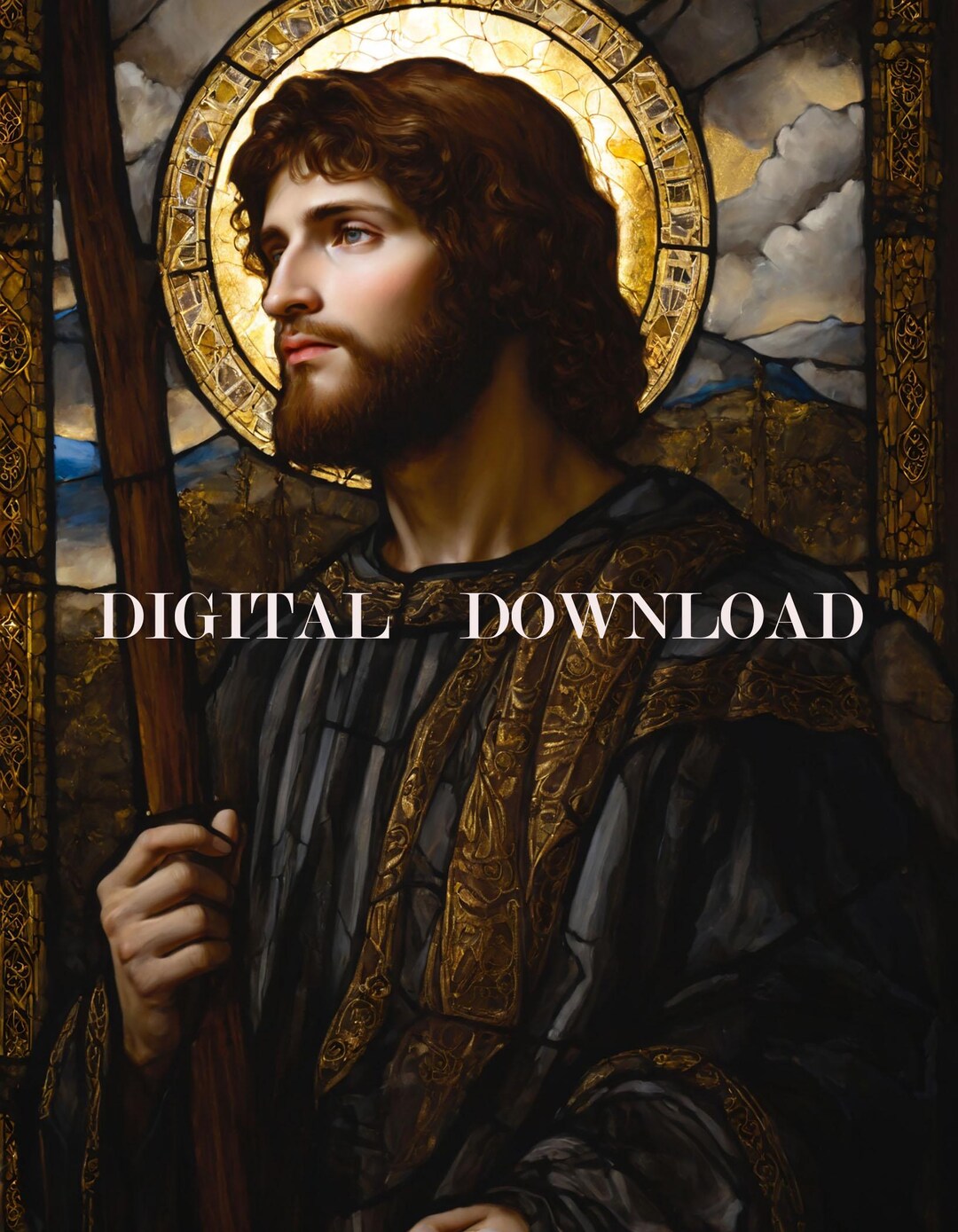 St Thomas the Apostle DIGITAL DOWNLOAD Religious Art Print Christian - Etsy