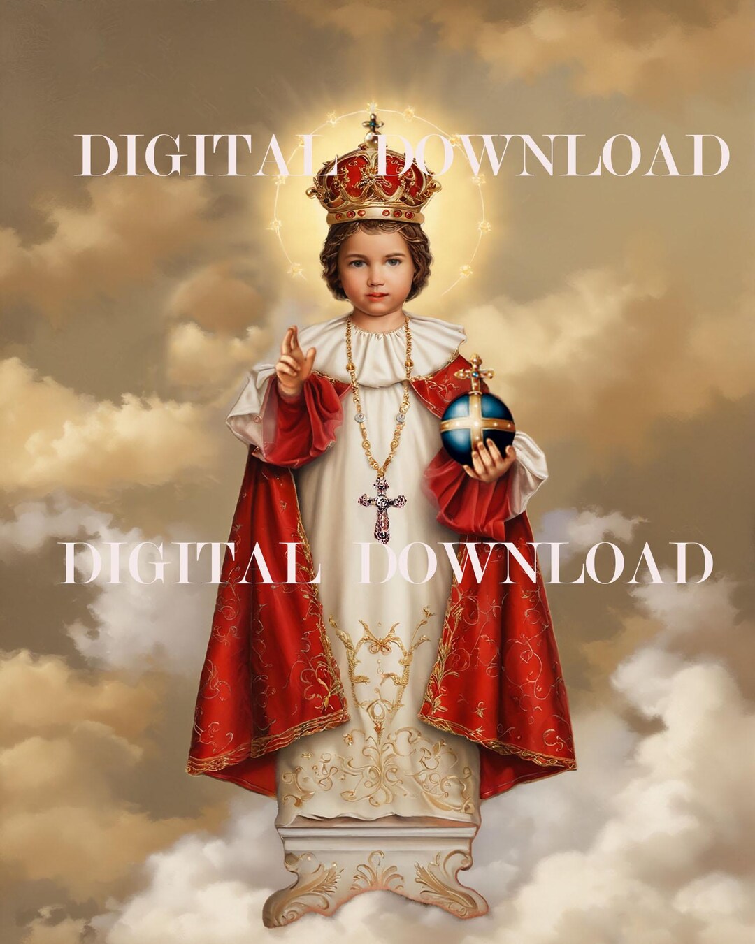 Infant Jesus of Prague Religious Art DIGITAL DOWNLOAD - Etsy