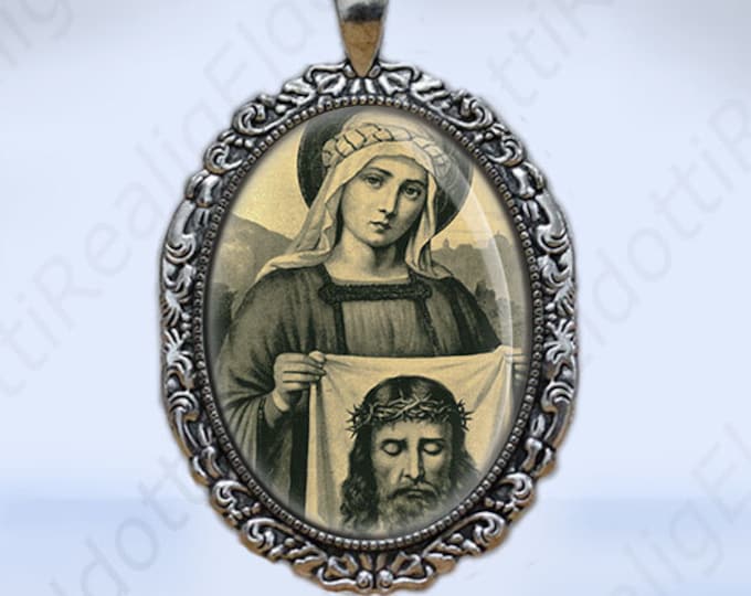 St Veronica Holy Face Greek Orthodox Icon Religious Glass - Etsy