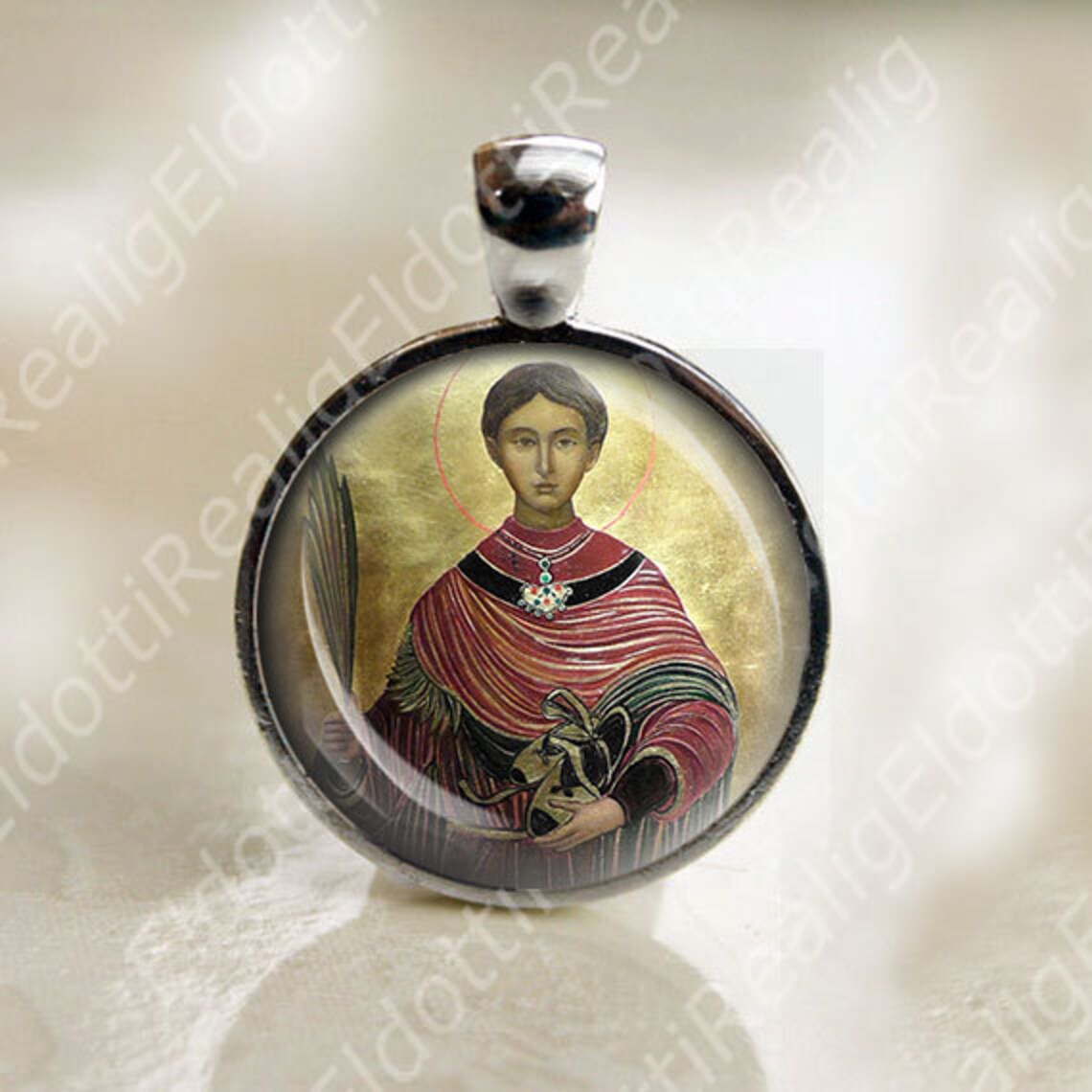 St. Vitus Catholic Medal. Pendant Charm Patron Saint Dancing | Etsy