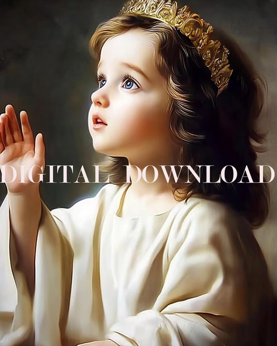 Child King Jesus Religious Art DIGITAL DOWNLOAD Catholic Print - Etsy