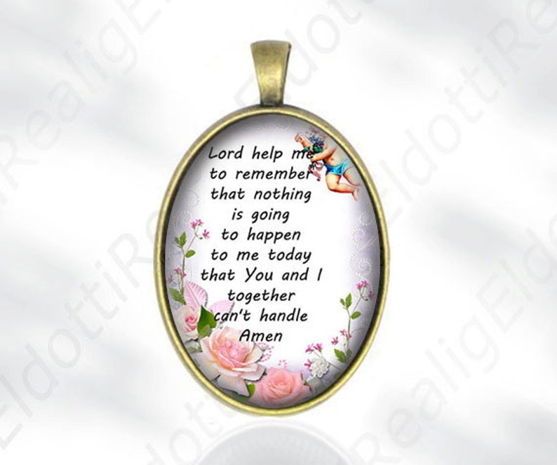 Lord, Help Me to Remember Short Prayer Religious Catholic Medal Pendant ...