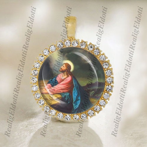 Jesus Christ Stainless Steel Locket Necklace | Etsy