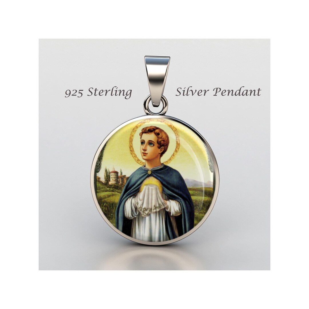 Saint Tarcisius Religious Christian Sterling Silver 925 Christian Medal ...