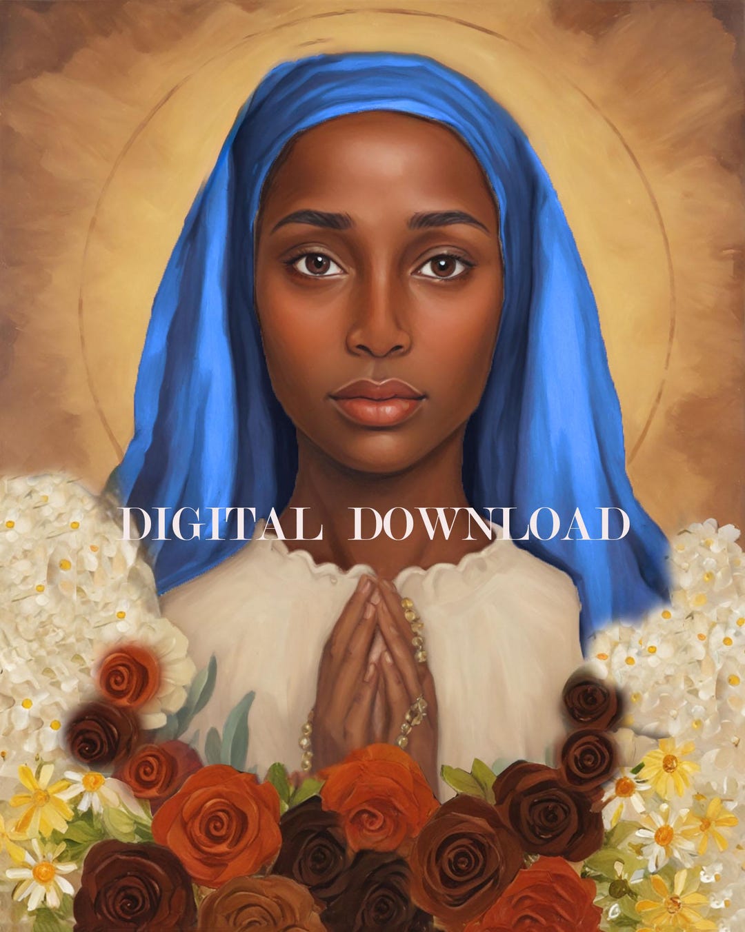 Our Lady of Kibeho Religious Art DIGITAL DOWNLOAD Catholic Print - Etsy