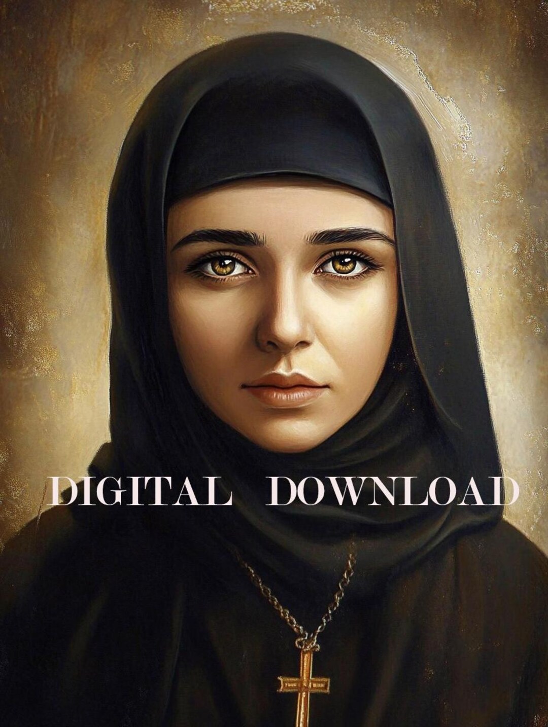 St Rafqa Rebecca Nun Religious Catholic Print Art DIGITAL DOWNLOAD - Etsy
