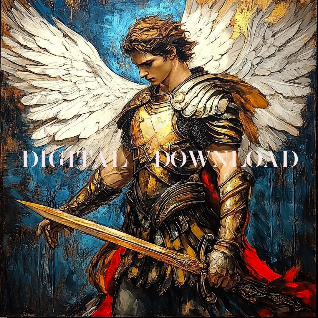 St Michael Archangel Art Print: Catholic Home Decor (digital Download ...