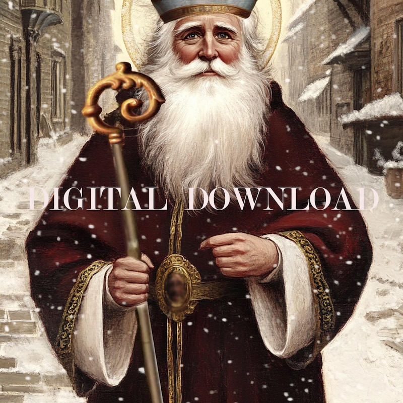 St Nicholas Icon Vintage - Etsy