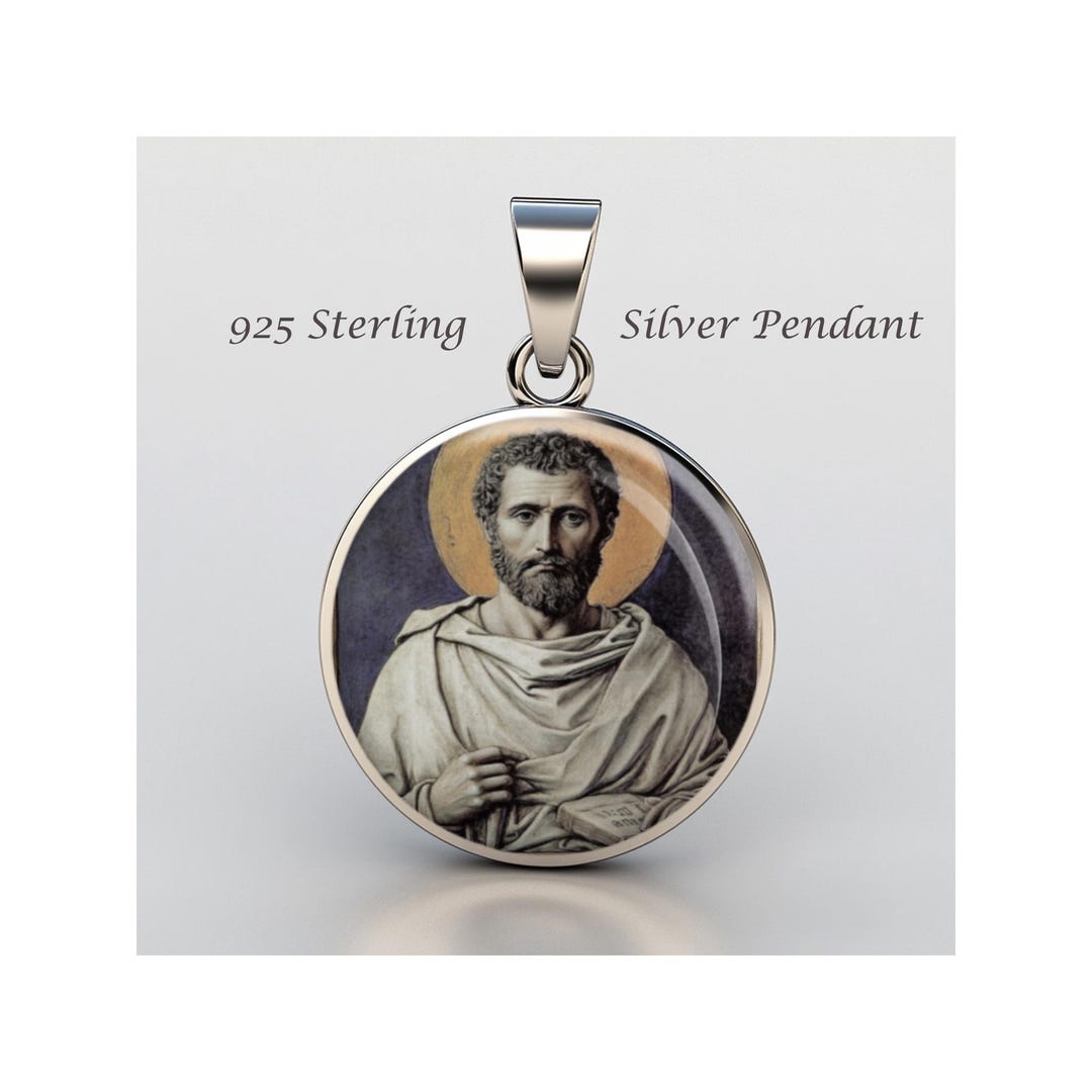 Saint Justin the Philosopher Religious Devotional Sterling Silver 925 ...