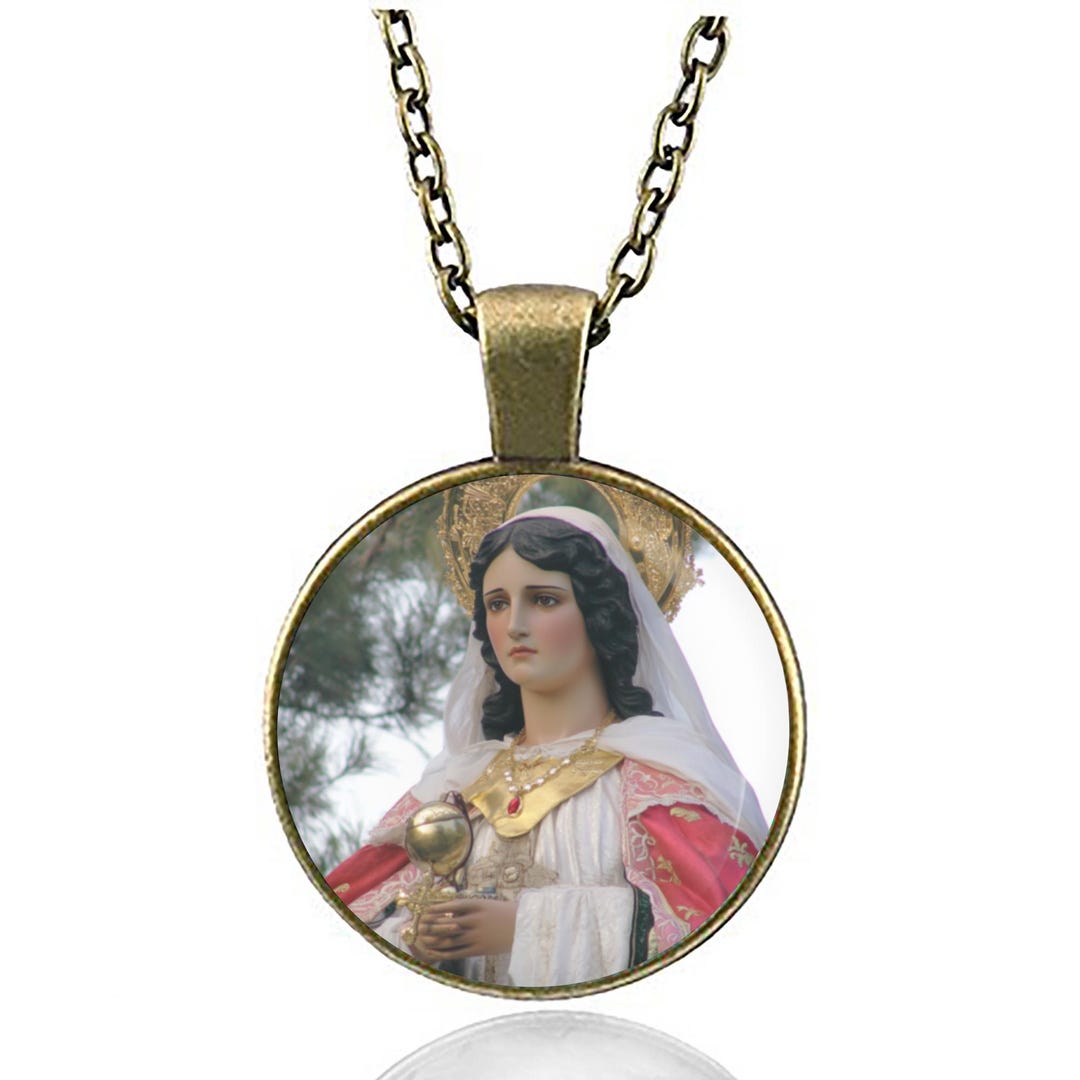 St. Maria Magdalena Saint Mary Magdalene Catholic Jewelry Necklace ...