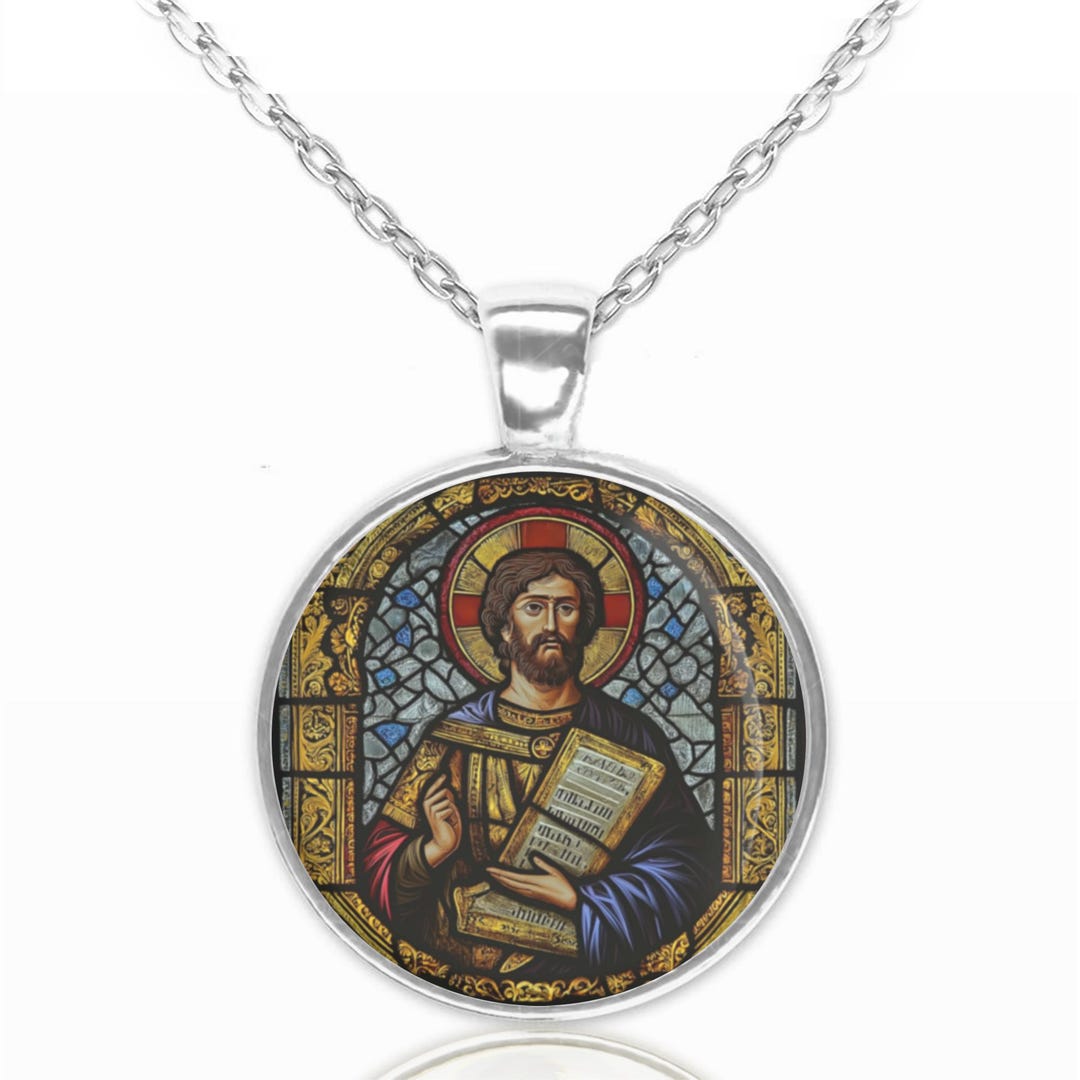 Saint Thomas the Apostle in India Religious Christian Necklace - Etsy
