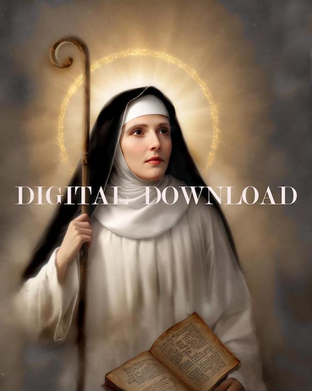 St. Monica Catholic Art Print: Religious Home Decor (digital Download ...
