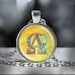 The Alpha and Omega Symbols Necklace Christian Catholic Medal ...