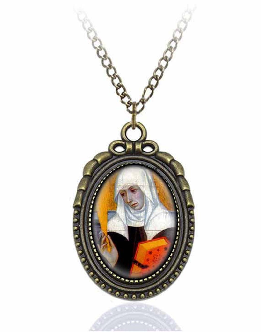 St Delphine de Sabran Collier Catholique Médaille de Bronze w - Etsy France