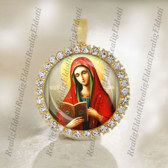 Our Blessed Mother Virgin Mary Reading Book Christian Catholic | Etsy