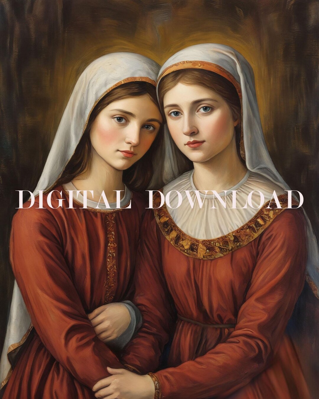 Saints Perpetua and Felicity Catholic Religious Art DIGITAL DOWNLOAD - Etsy