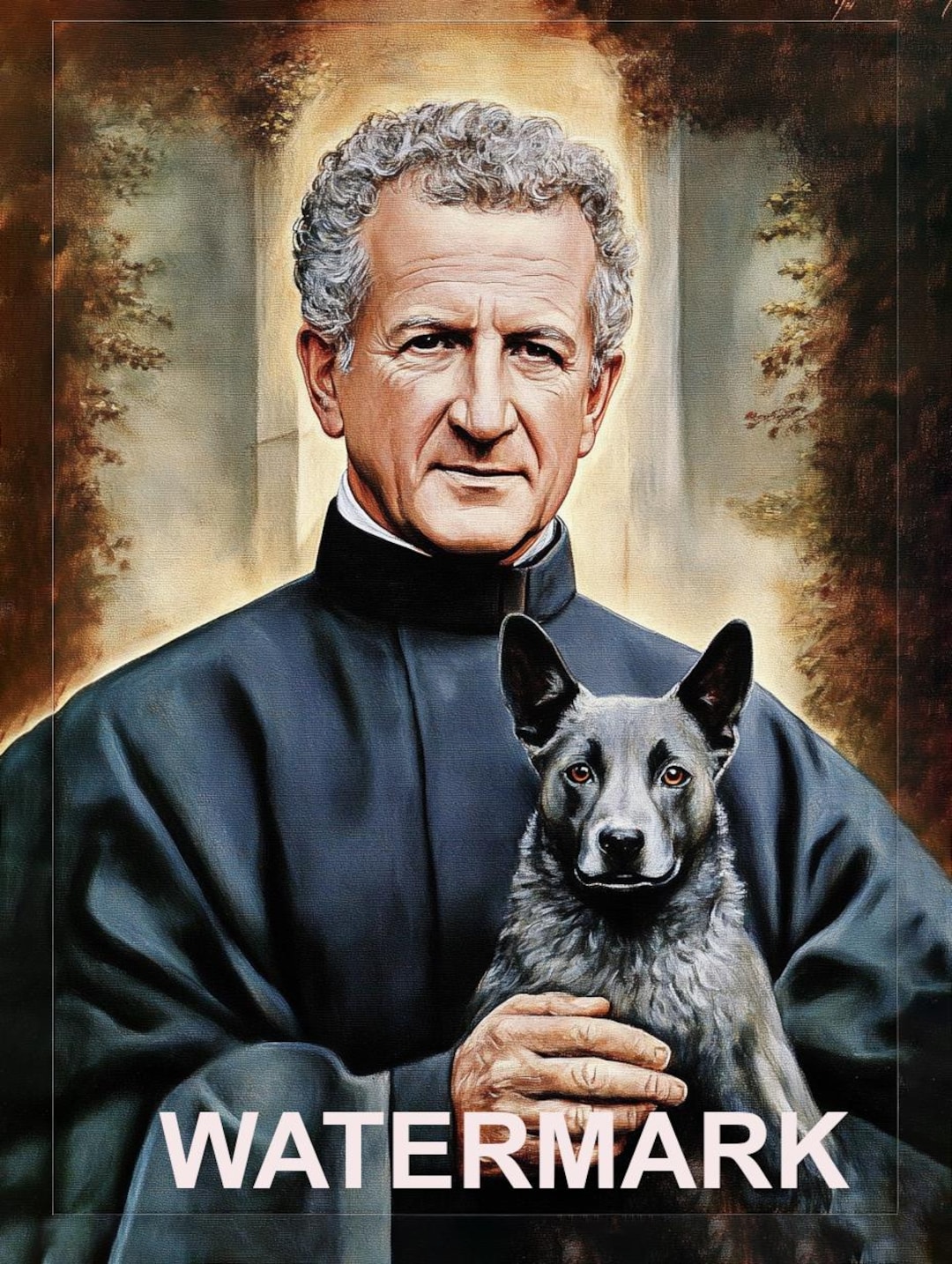 St. John Bosco and Grigio Religious Art DIGITAL DOWNLOAD - Etsy
