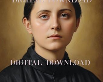 St Gemma Galgani Printable Wall Art, Christian Saint Catholic Printable ...