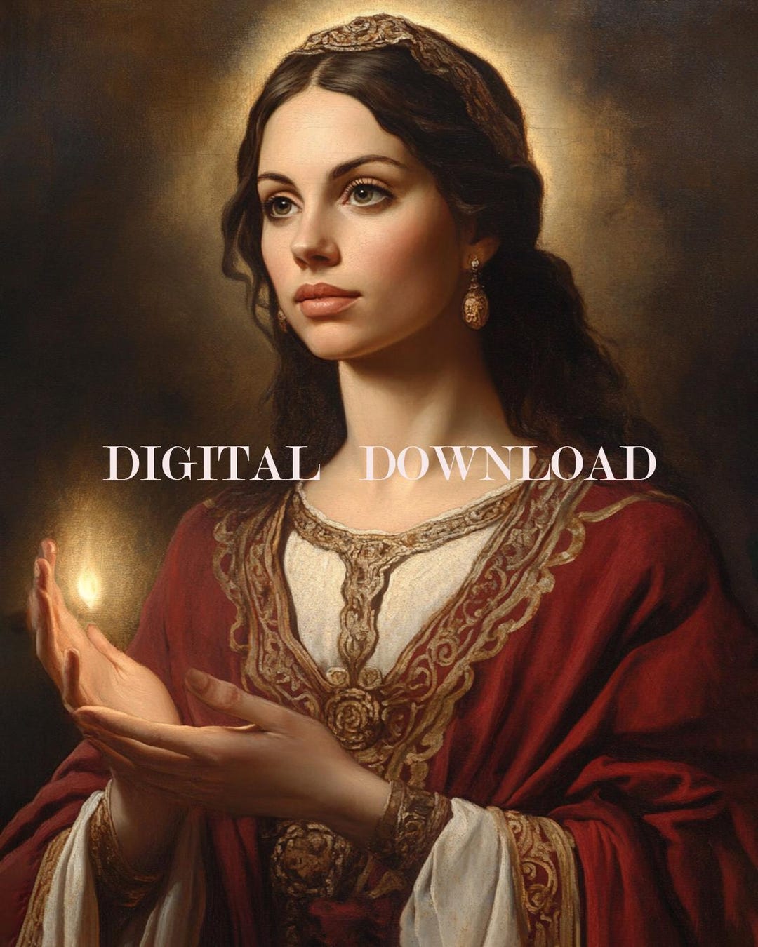 Saint Flavia Domitilla Religious Art DIGITAL DOWNLOAD Custom - Etsy