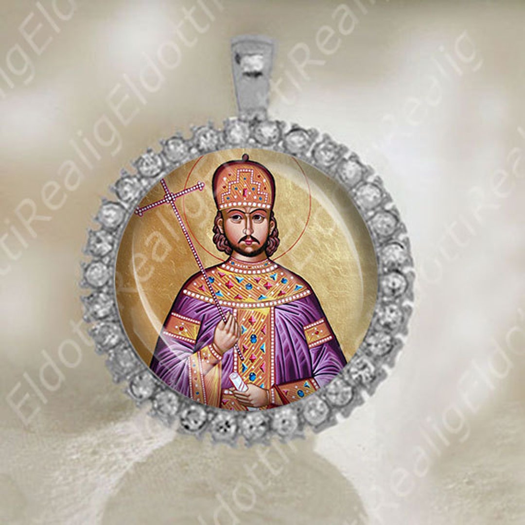 St Constantine the Great Medal Catholic Christian Silver Tone Jewelry ...